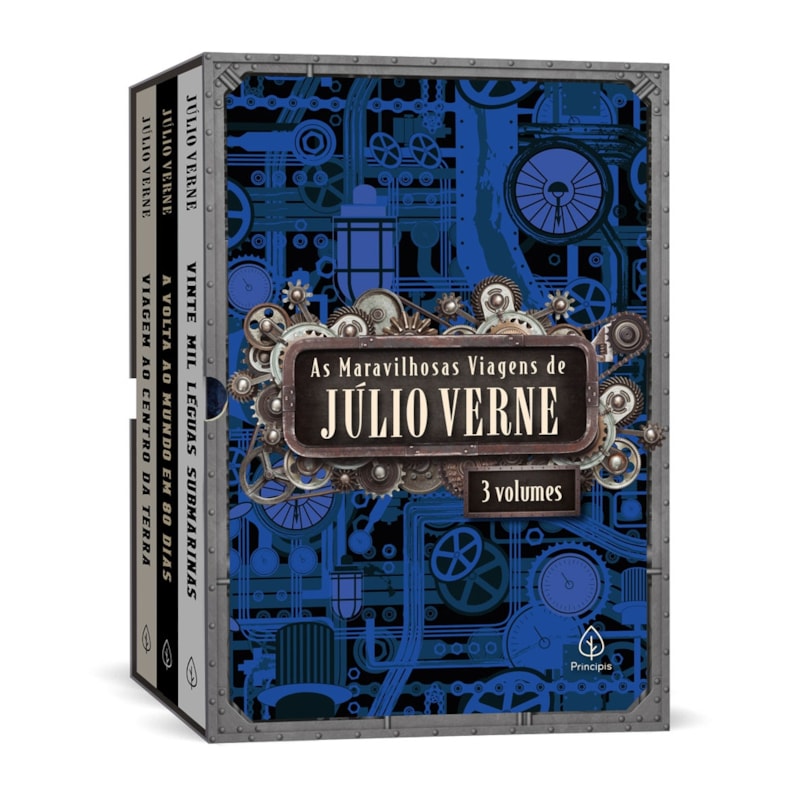 As maravilhosas viagens de Júlio Verne - Box com 3 livros - Ciranda ...