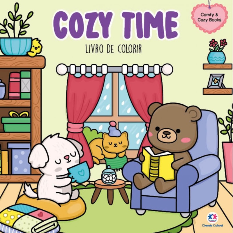 Cozy time - Livro de colorir - Ciranda Cultural