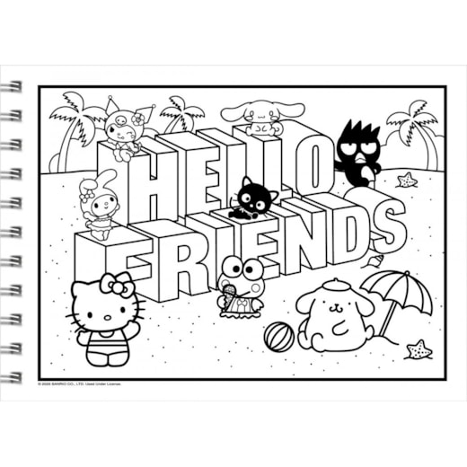 Hello Kitty - Cozy Coloring Book - Ciranda Cultural