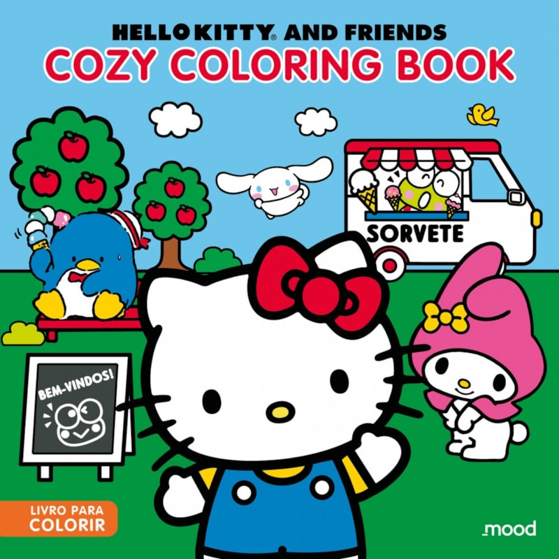 Hello Kitty - Cozy Coloring Book - Ciranda Cultural