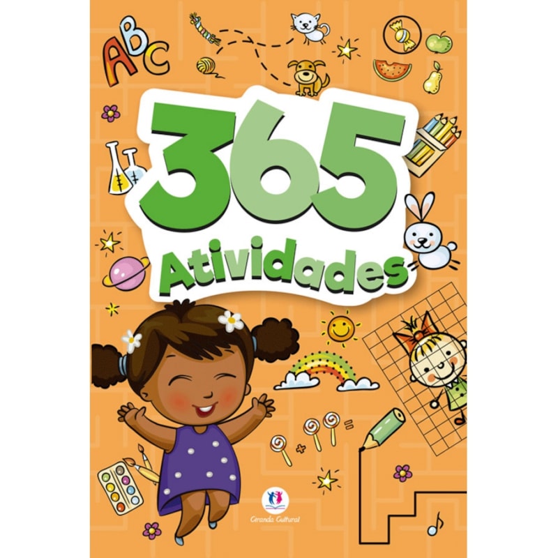 Livro 365 atividades 365 atividades (laranja) - Ciranda Cultural