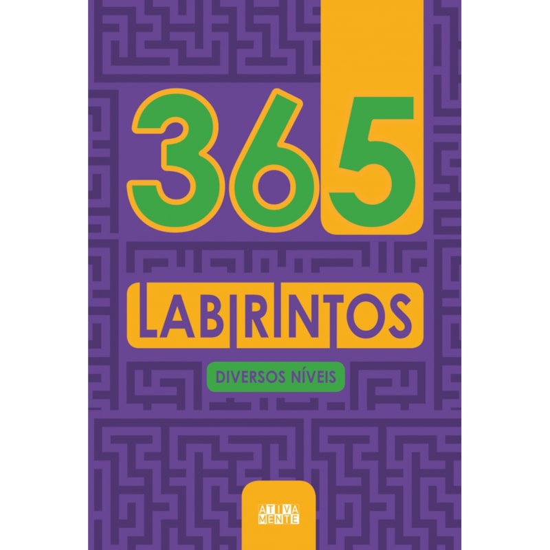 Livro 365 atividades 365 Labirintos - Ciranda Cultural