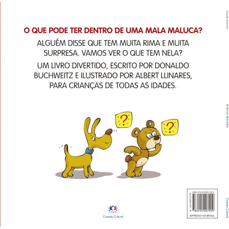 Livro A mala maluca - Ciranda Cultural