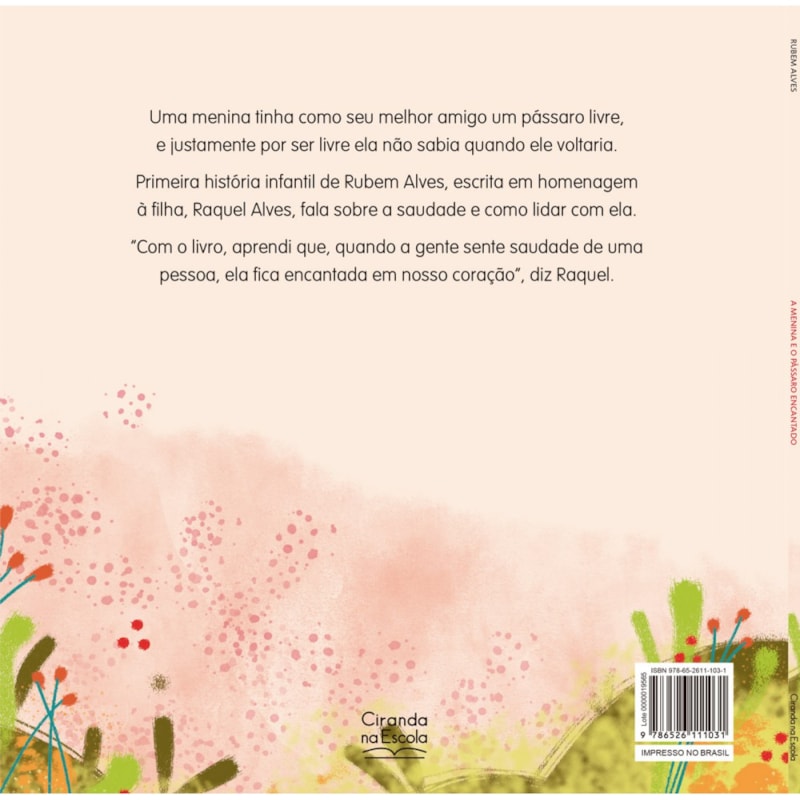 Livro A menina e o pássaro encantado - Ciranda Cultural