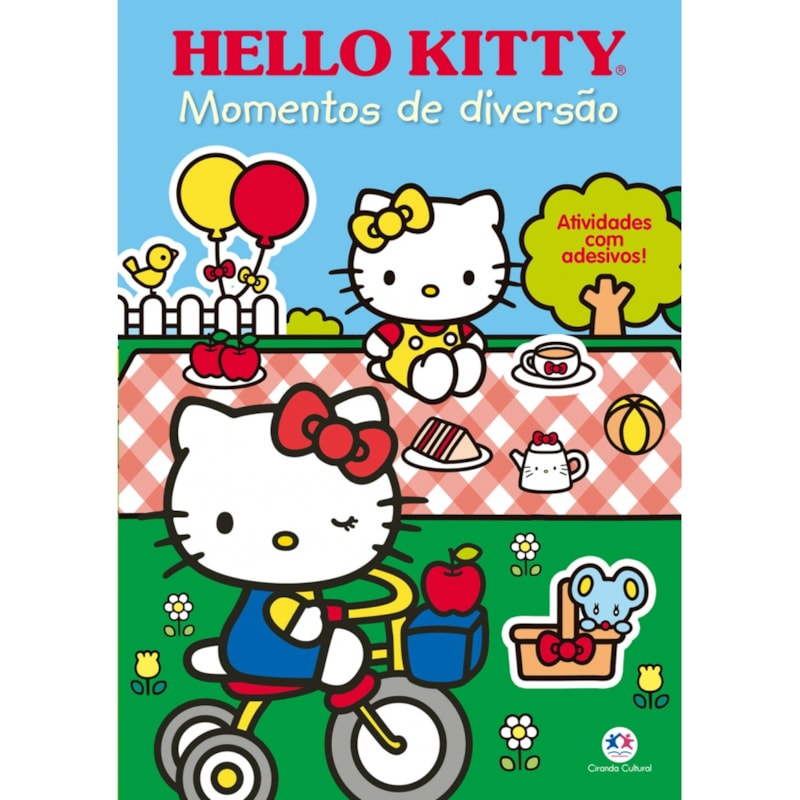 Livro Adesivos Hello Kitty - Momentos de diversão - Ciranda Cultural