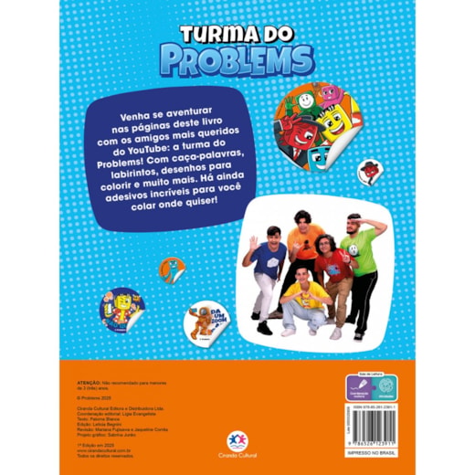 Livro Adesivos Turma do Problems - Passatempos e Adesivos - Ciranda ...