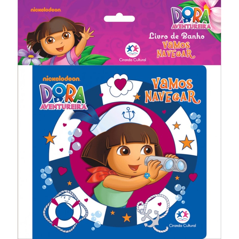 Livro Banho Dora, a Aventureira - Vamos navegar - Ciranda Cultural