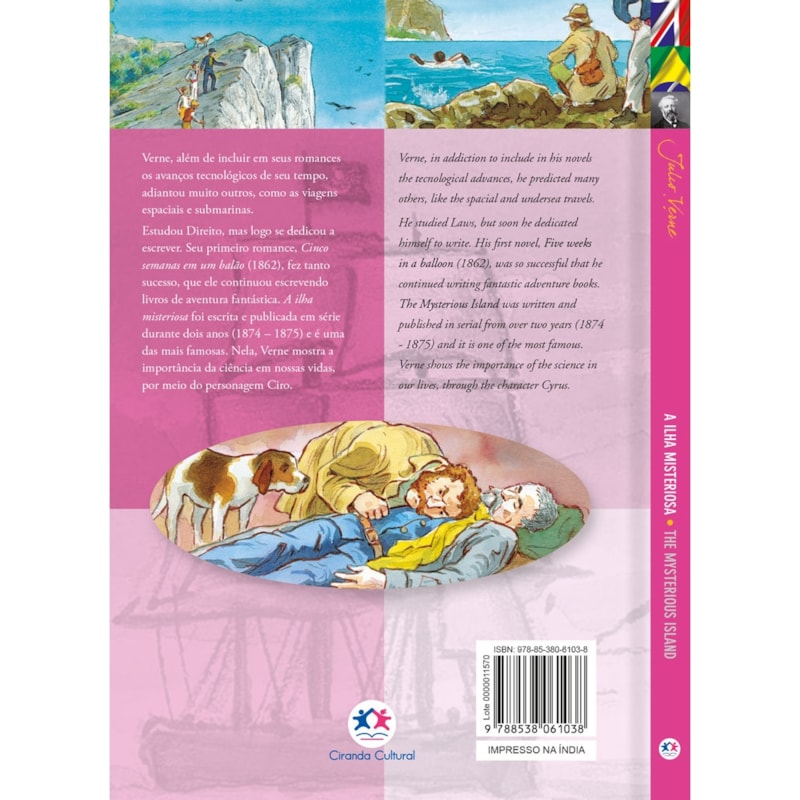 Livro Capa Dura A Ilha Misteriosa Ciranda Cultural