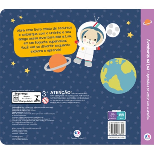 Livro Cartonado Aventuras na Lua - Ciranda Cultural