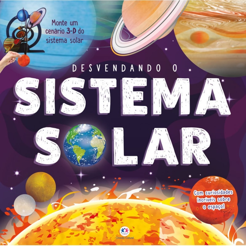 Livro Cartonado Desvendando o sistema solar - Ciranda Cultural