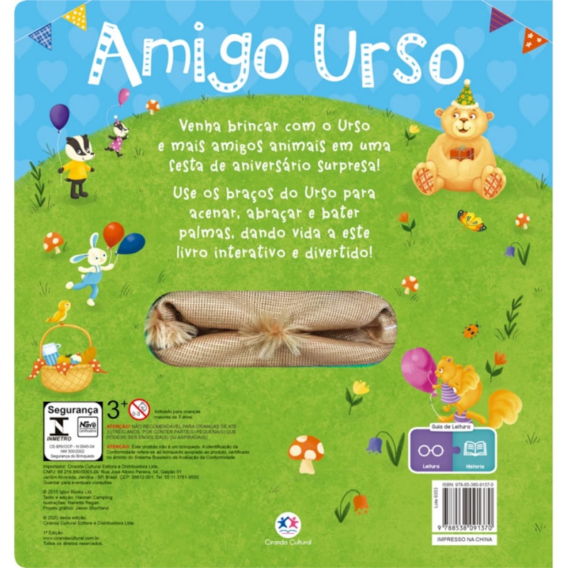 Livro Dedoche Amigo urso - Ciranda Cultural