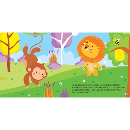 Livro Dedoche Animais da selva - Livro com dedoche - Ciranda Cultural