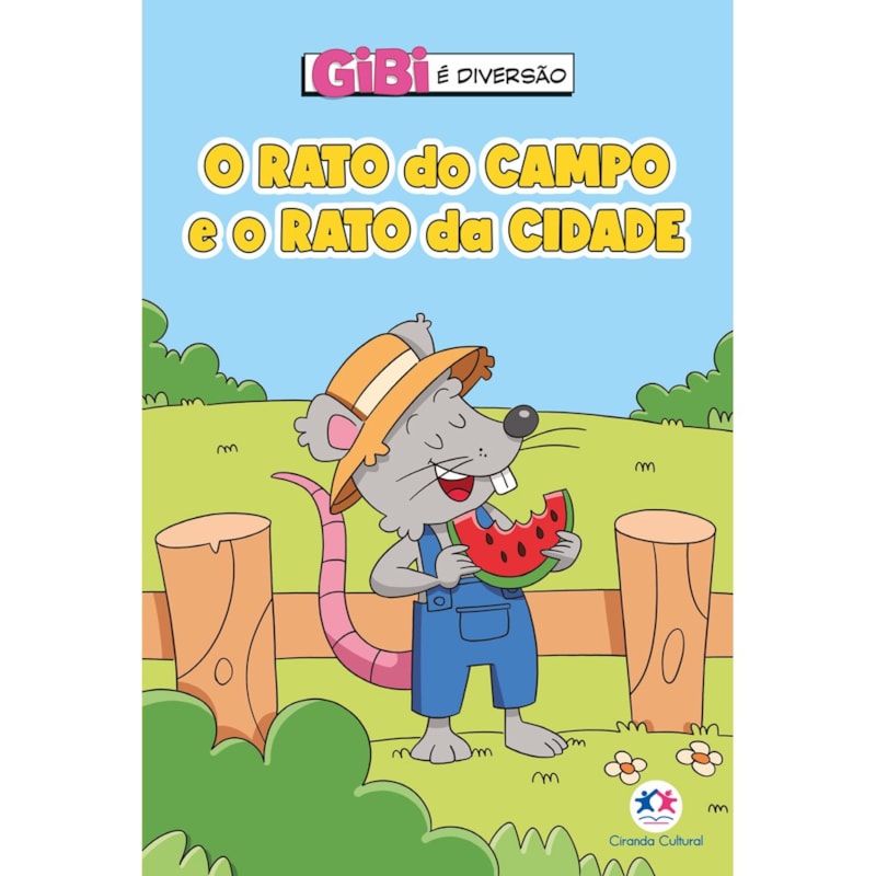 Livro Gibi O rato do campo e o rato da cidade - Ciranda Cultural