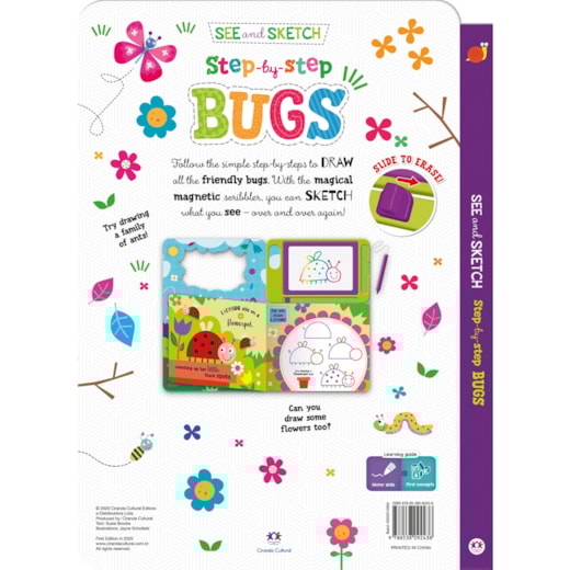 Livro Lousa magnética Step by step bugs - Ciranda Cultural
