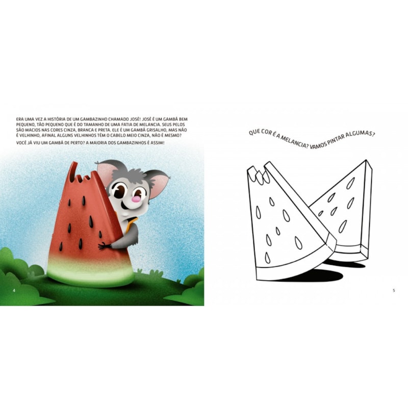 Livro O gambá José - Ciranda Cultural