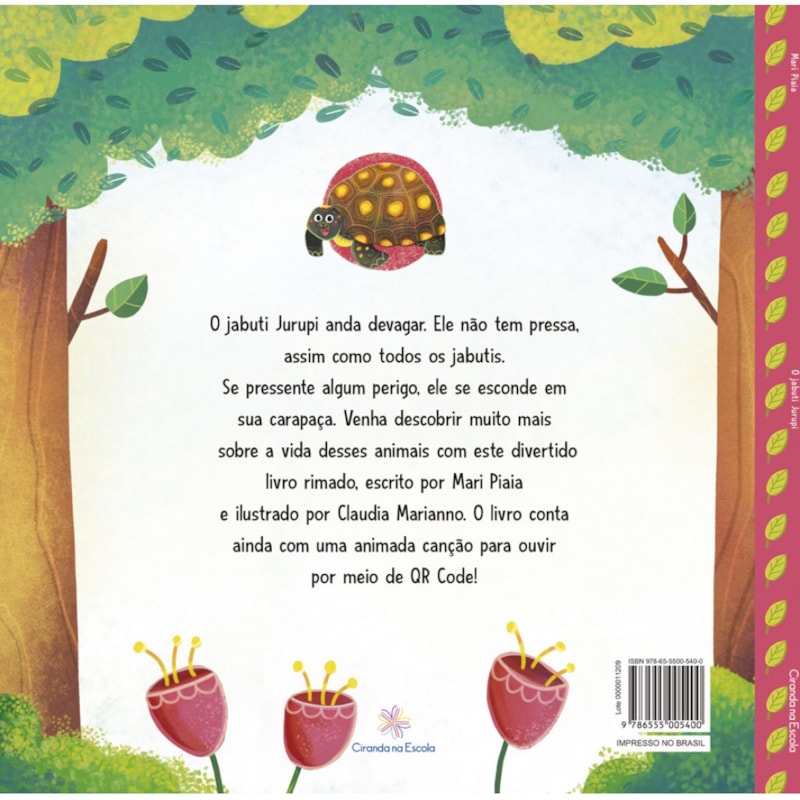 Livro O jabuti Jurupi - Ciranda Cultural