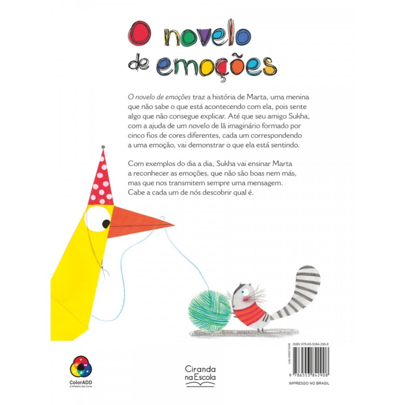 Livro O Novelo de Emoções - Ciranda Cultural