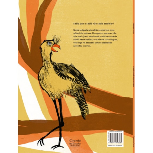 Livro O sabiá que não sabia assobiar - Ciranda Cultural