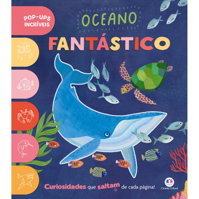 Livro Pop-up Oceano Fantástico - Livro Pop-Up Infantil sobre o Mundo ...