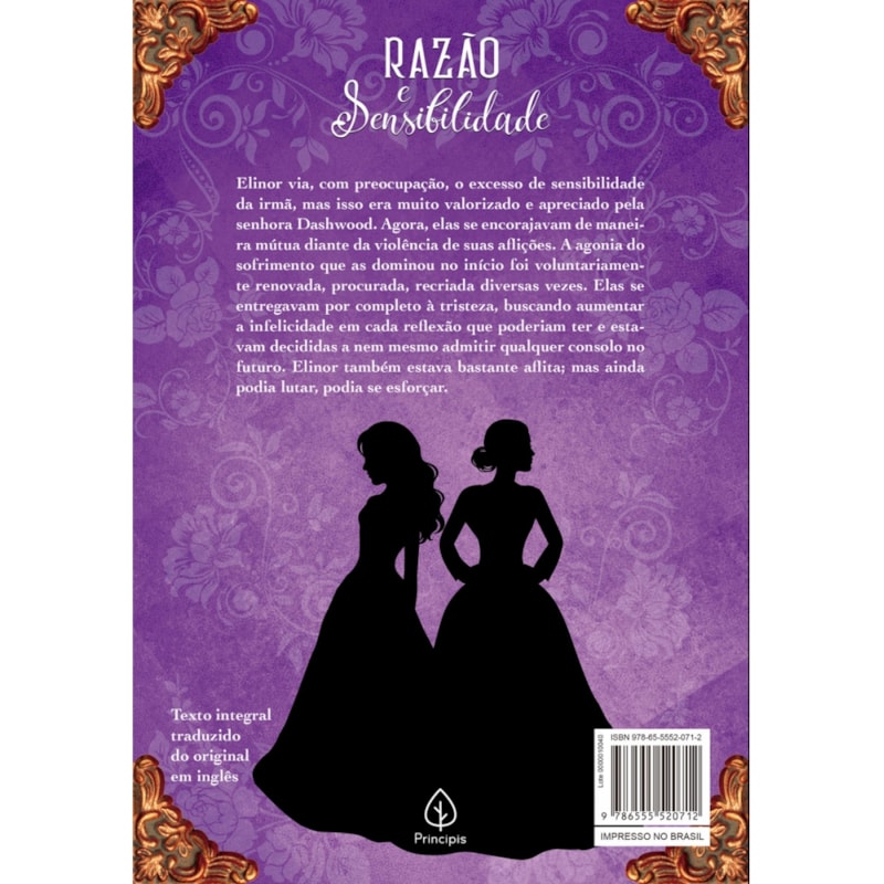 Livro Principis Razão e sensibilidade - Ciranda Cultural