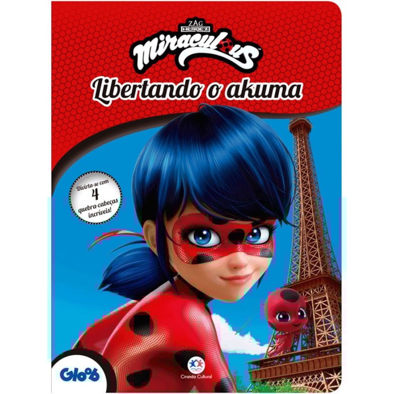 Livro Quebra-cabeça com 6 peças Ladybug - Libertando o akuma - Ciranda ...