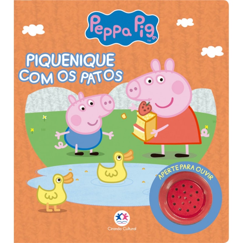 Livro Sonoro Peppa Pig - Piquenique com os patos - Ciranda Cultural