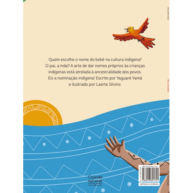 Livro Três curumins - como nascem os nomes indígenas - Ciranda Cultural