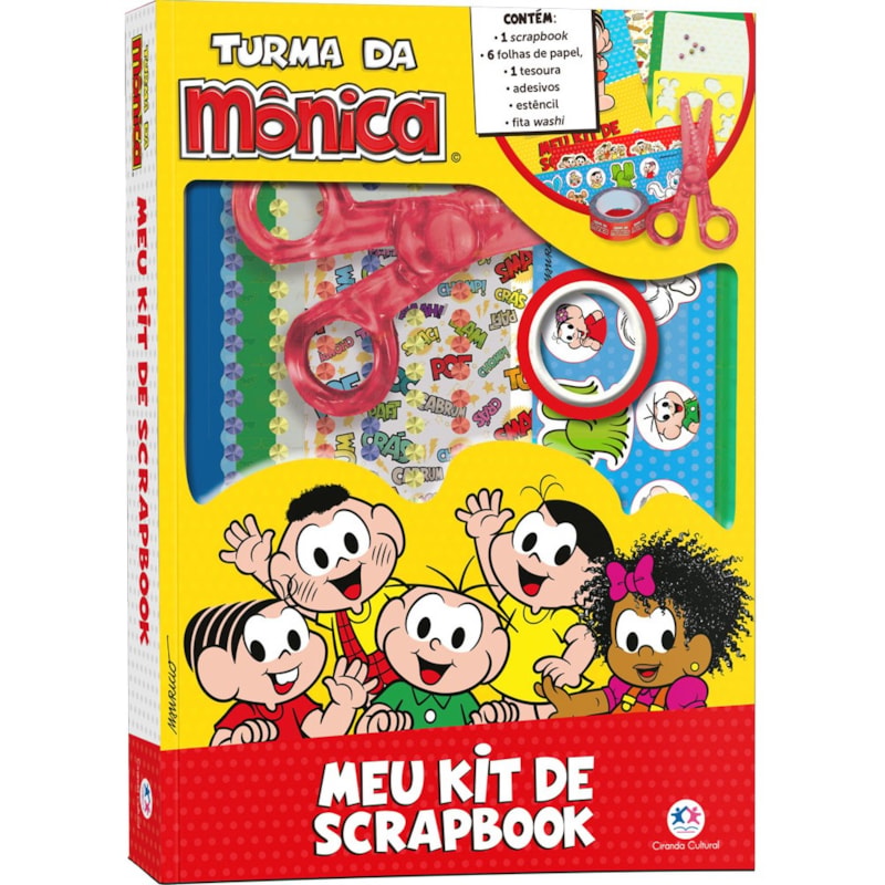 Turma da Mônica - Meu kit de Scrapbook - Ciranda Cultural