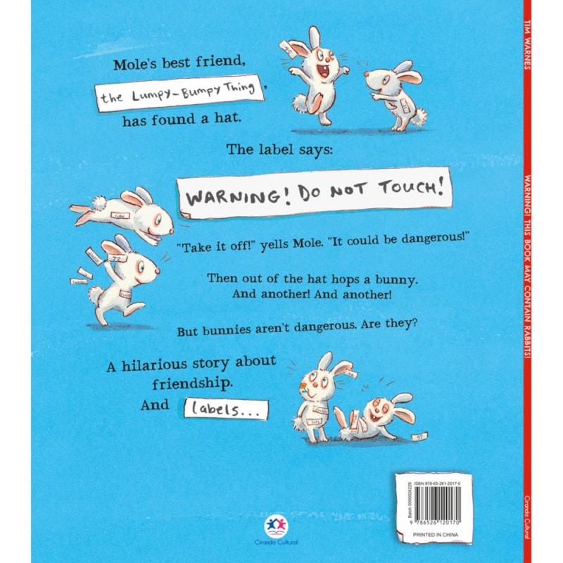 Warning! This book may contain rabbits! - Ciranda Cultural